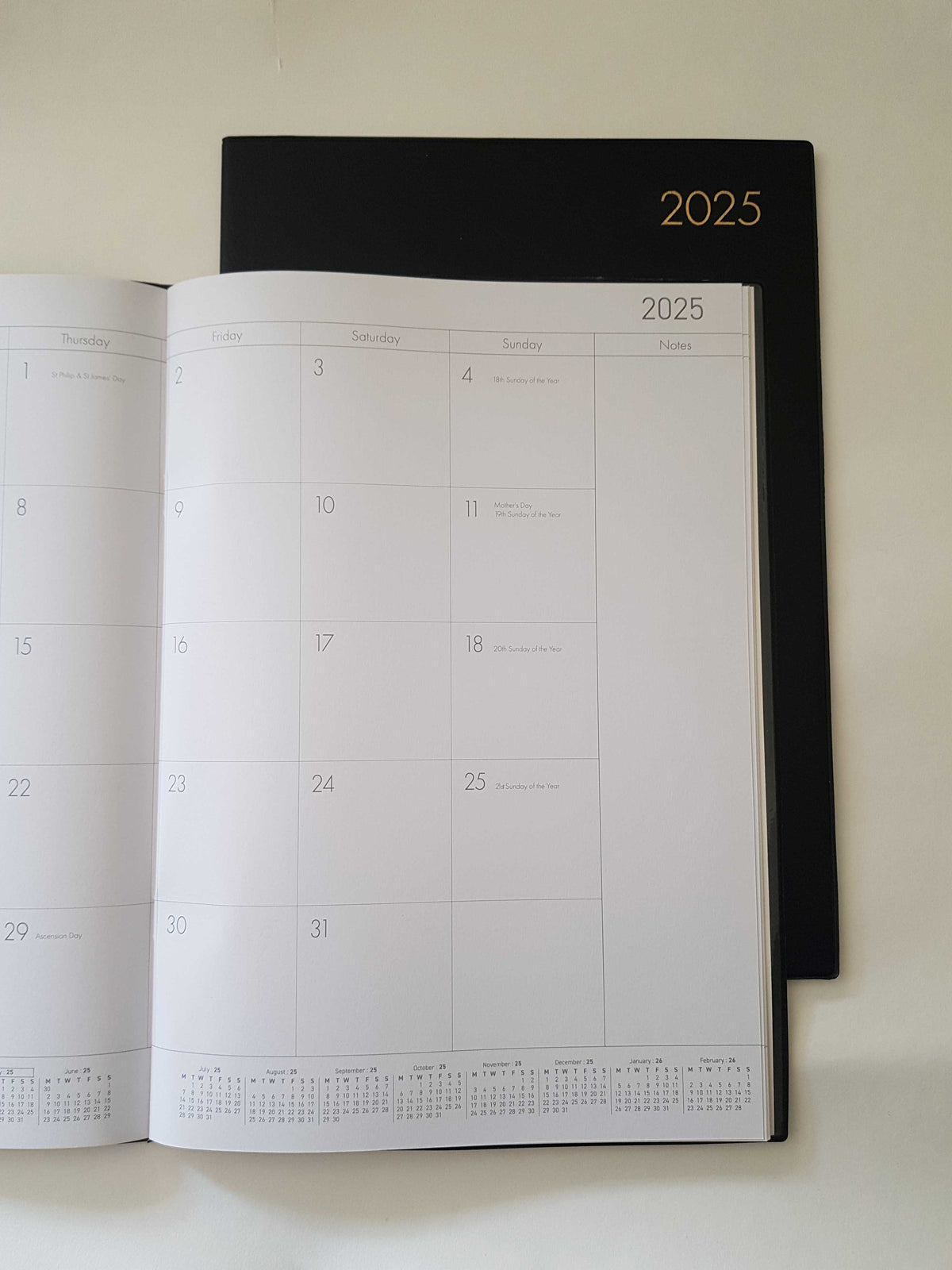 A4 Monthly Planner 2025 | Boutique Print 2006 Ltd